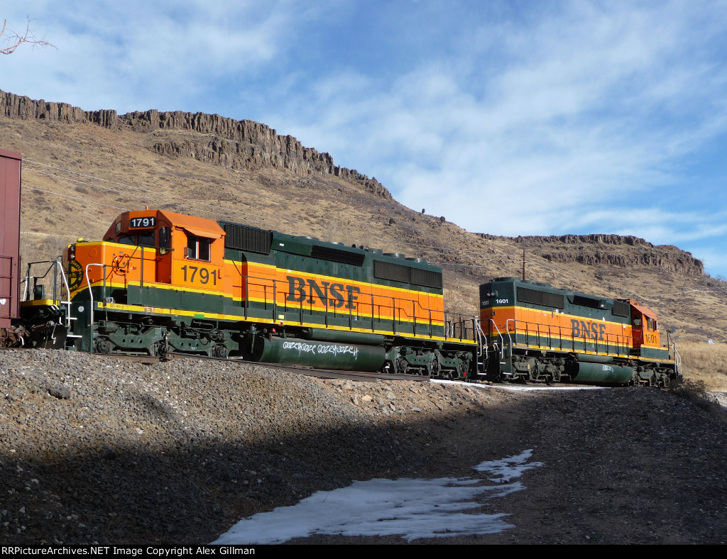 BNSF 1791, 1601 Switch Job